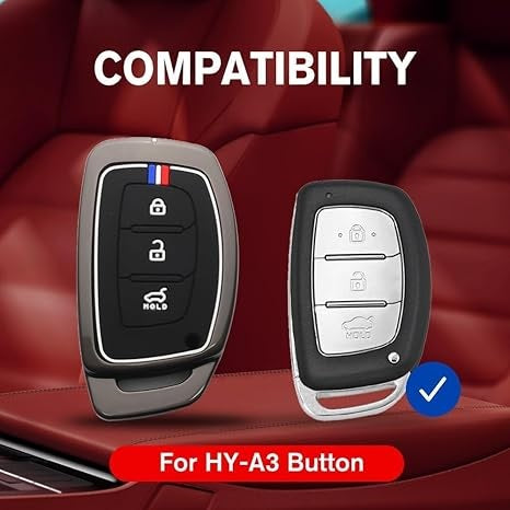 Hyundai Smart Key Cover – Compatible with Xcent, Exter, Creta, Venue ...